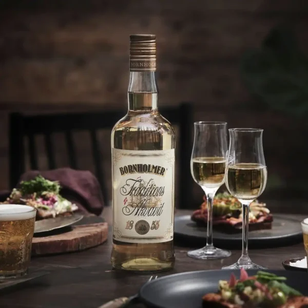 Bornholmer 1855 Traditions Akvavit – gylden luksusakvavit